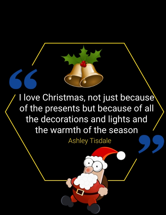 Christmas quote Template | PosterMyWall