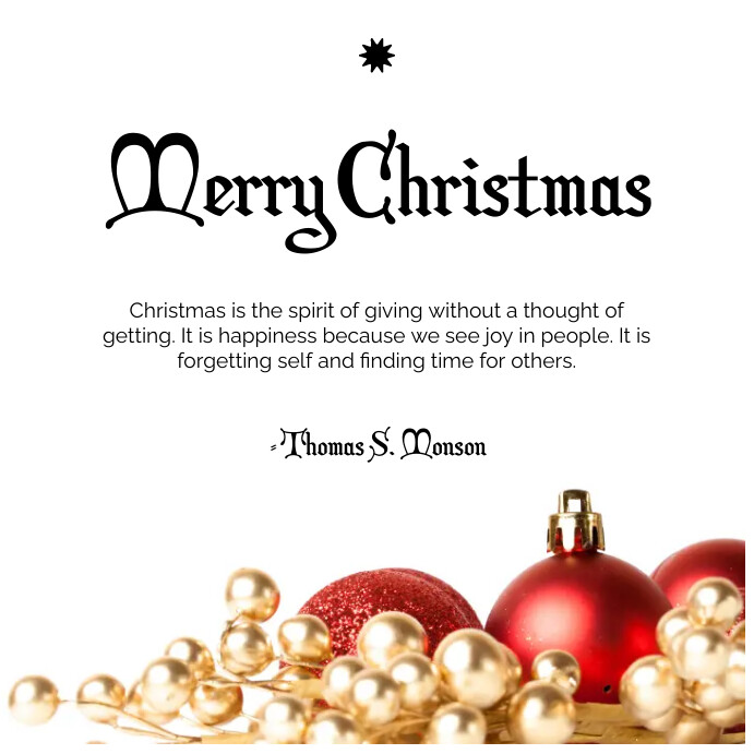 Christmas Quotes Template | PosterMyWall