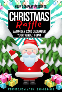 Christmas Raffle Template | PosterMyWall