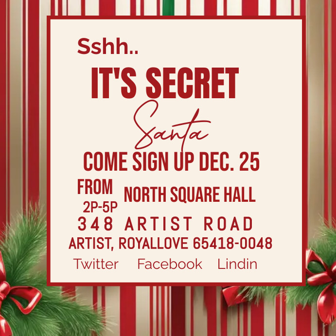 Christmas raffle tickets Template | PosterMyWall