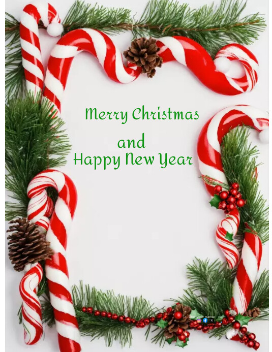 Christmas Red and green Design Template | PosterMyWall