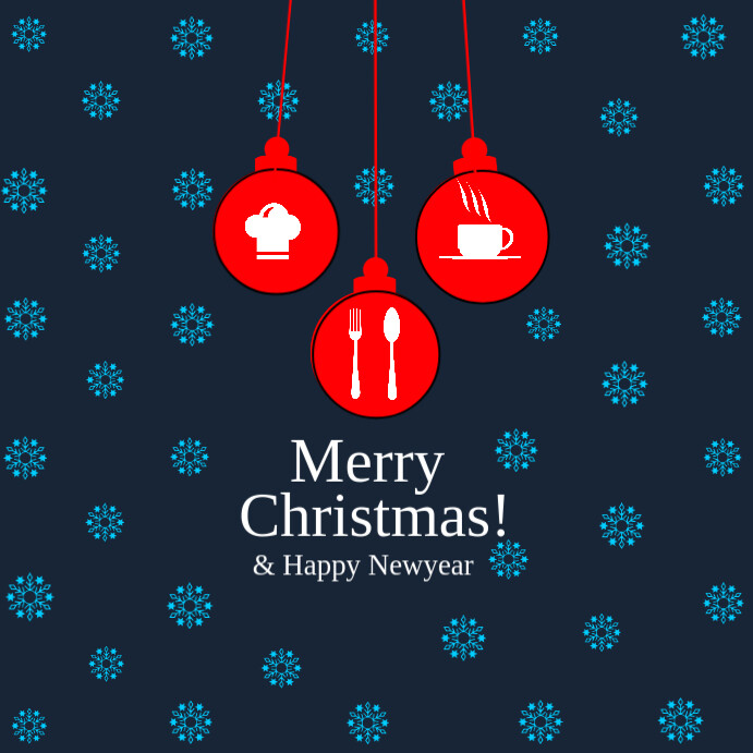 Christmas restaurant postcard Template | PosterMyWall