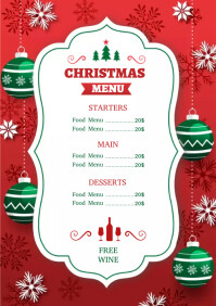 Special Christmas Menu Template | PosterMyWall