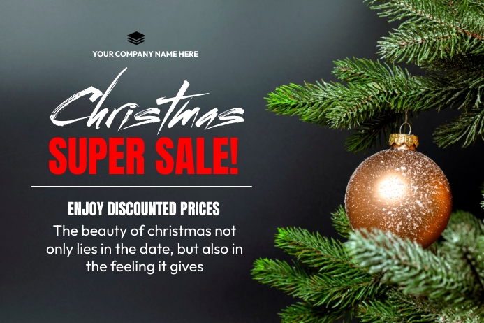 christmas retail Template | PosterMyWall