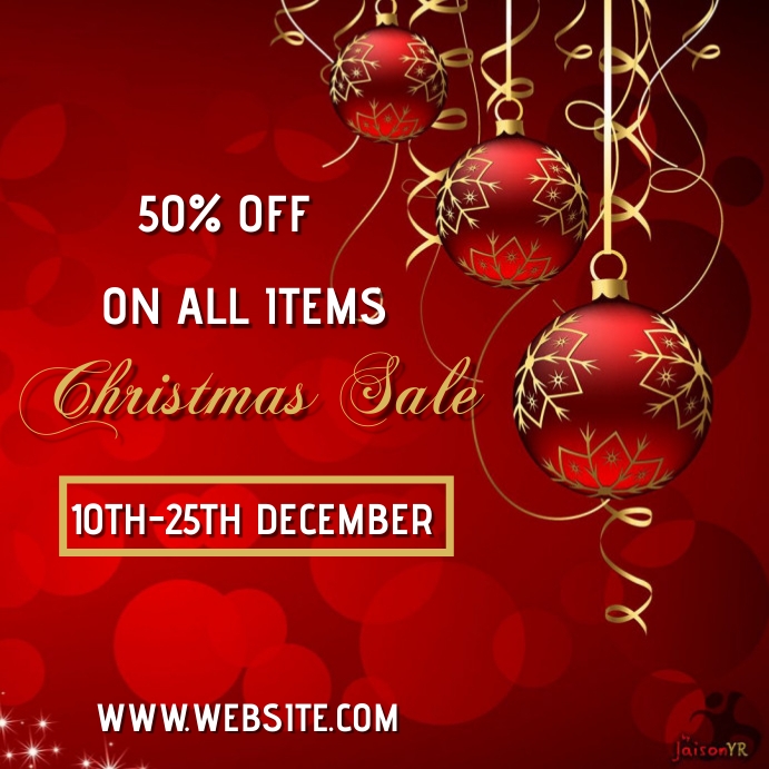 Christmas retail Template | PosterMyWall