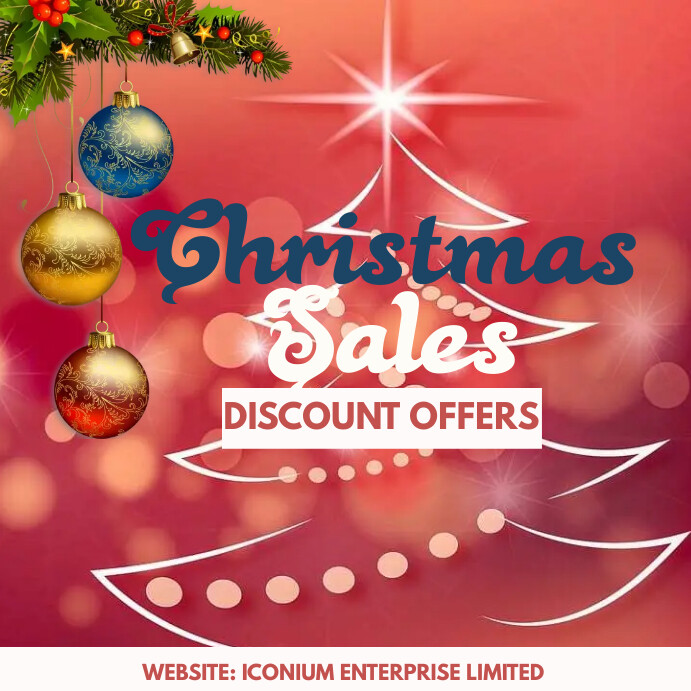 CHRISTMAS RETAIL Template | PosterMyWall