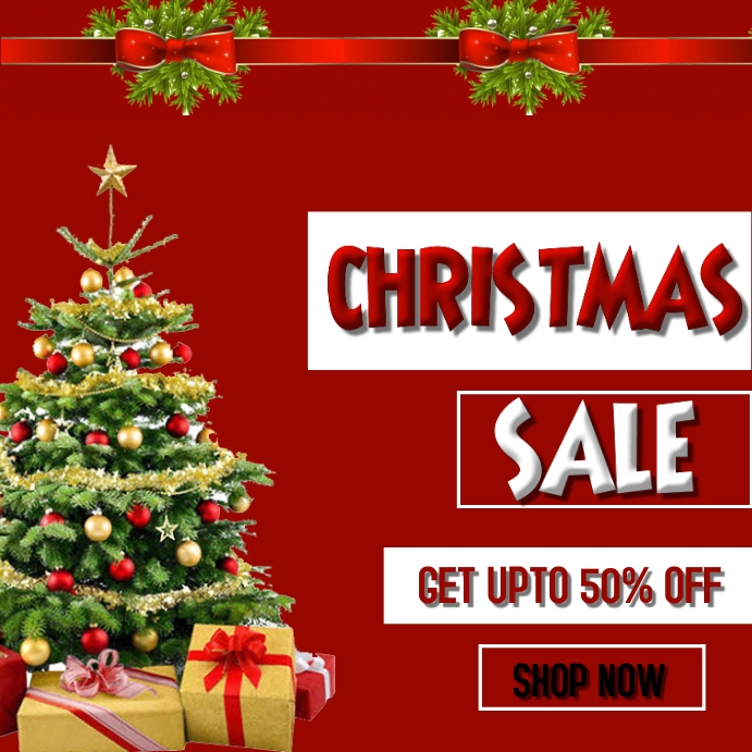 Christmas retail Template | PosterMyWall