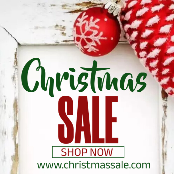 Christmas retail Template | PosterMyWall
