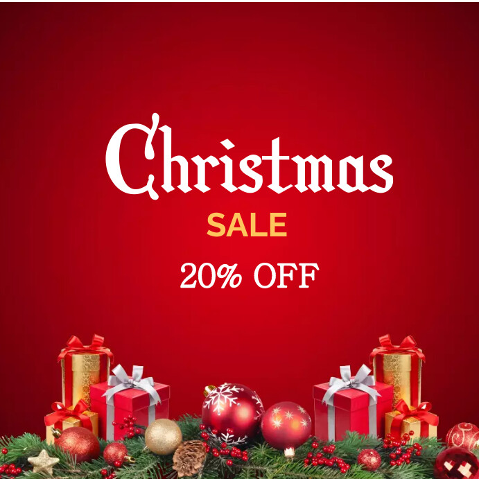 CHRISTMAS RETAIL DESIGN TEMPLATE | PosterMyWall