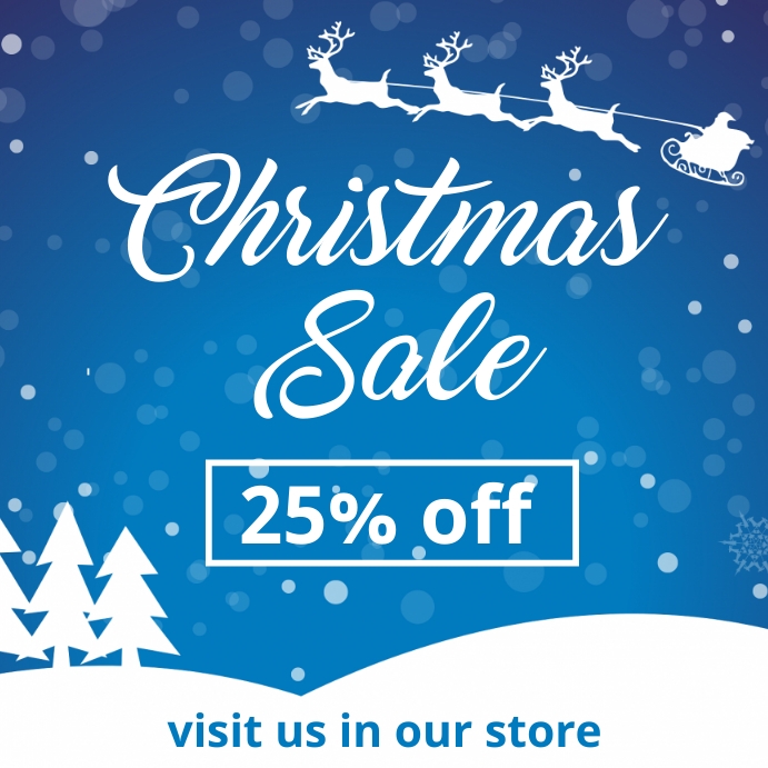 Christmas Retail Template | PosterMyWall