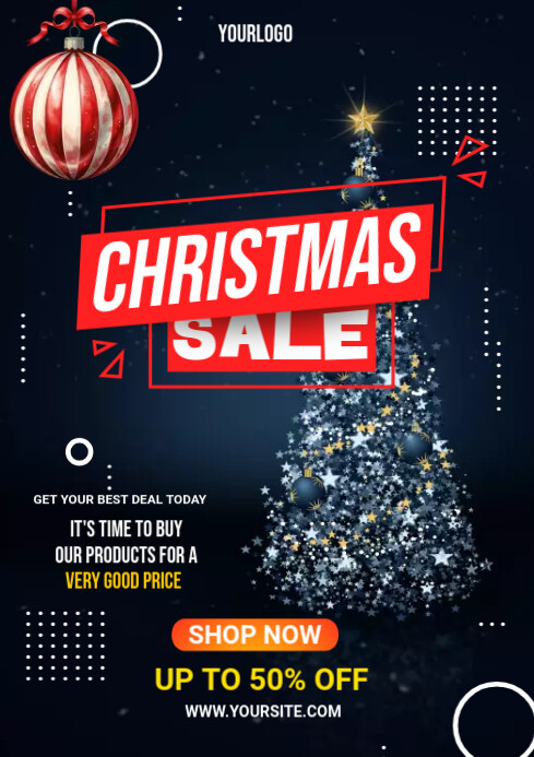 christmas retail Template | PosterMyWall