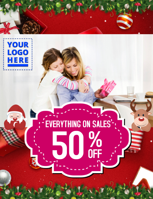 Christmas Retail Template | PosterMyWall