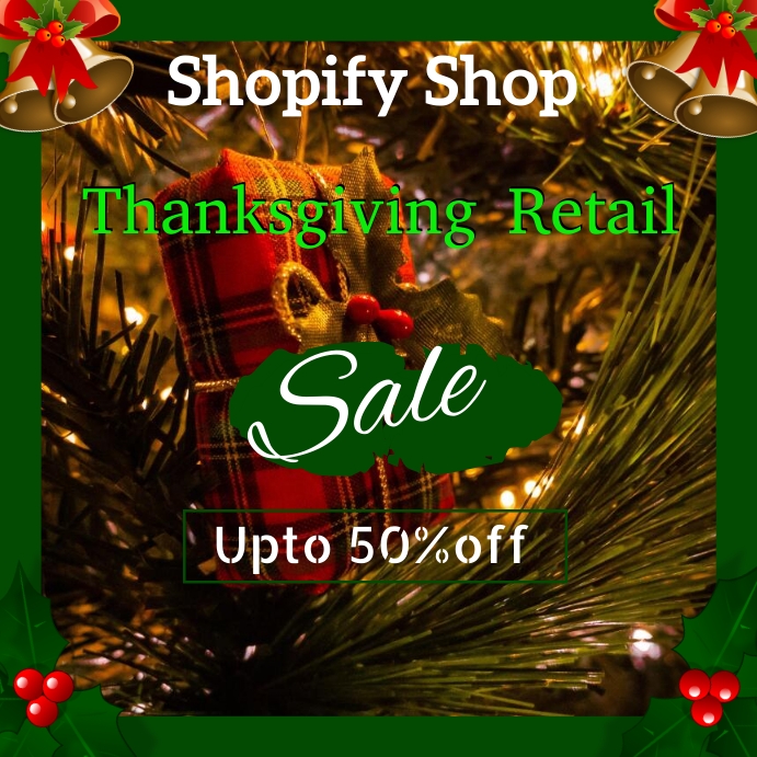 Christmas retail Template | PosterMyWall