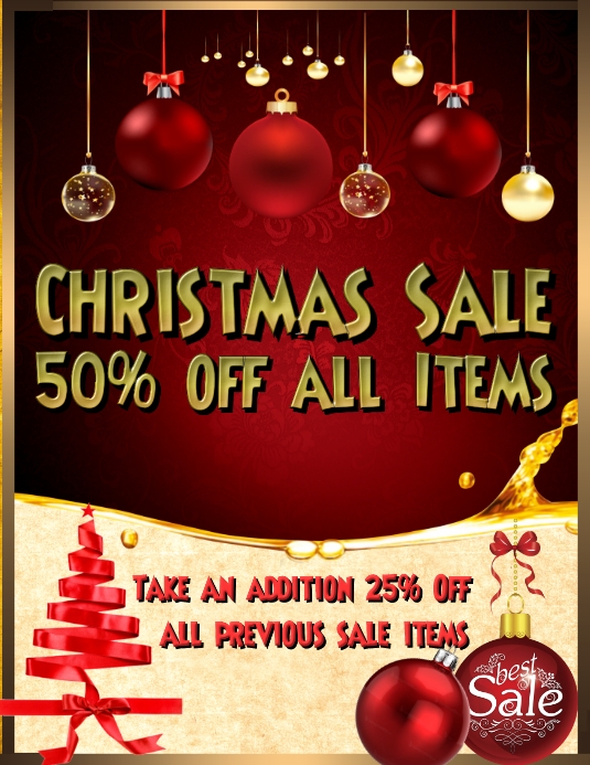 Christmas Retail Template | PosterMyWall