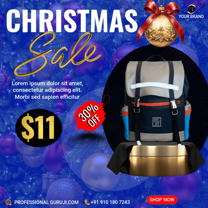 christmas retail Template | PosterMyWall
