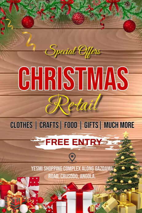 Copy of Christmas retail flyer | PosterMyWall