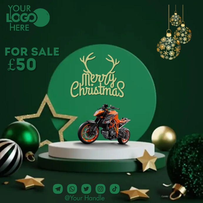 christmas retail flyer Template | PosterMyWall