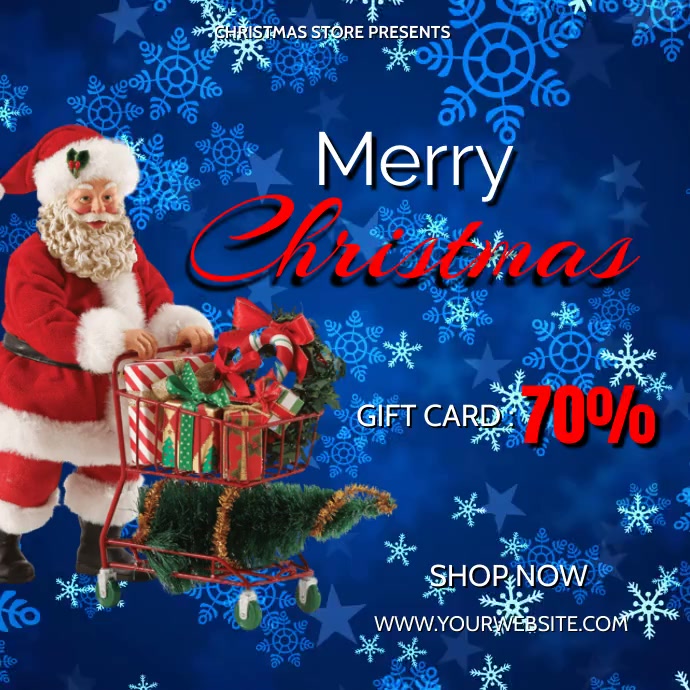 christmas retail flyer template | PosterMyWall