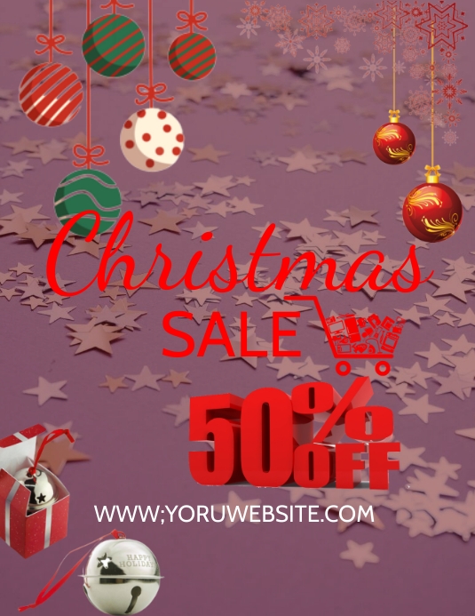 christmas retail flyer template | PosterMyWall