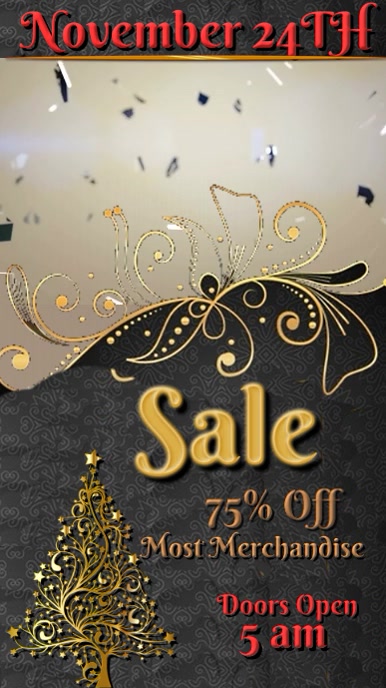 Christmas Retail Template | PosterMyWall