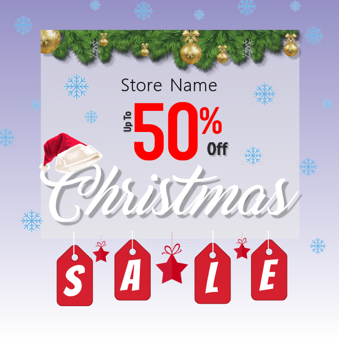 Christmas Retail | PosterMyWall