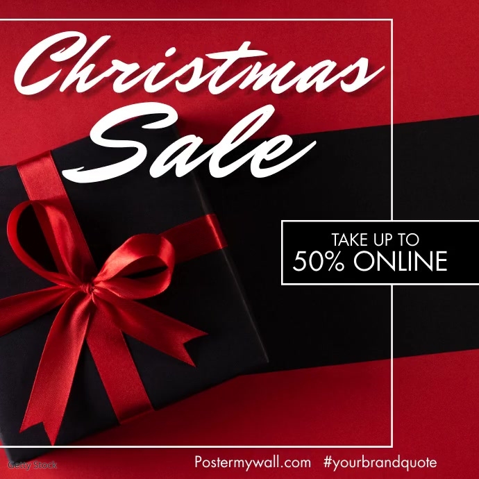 Christmas Retail Sale Ad Template | PosterMyWall