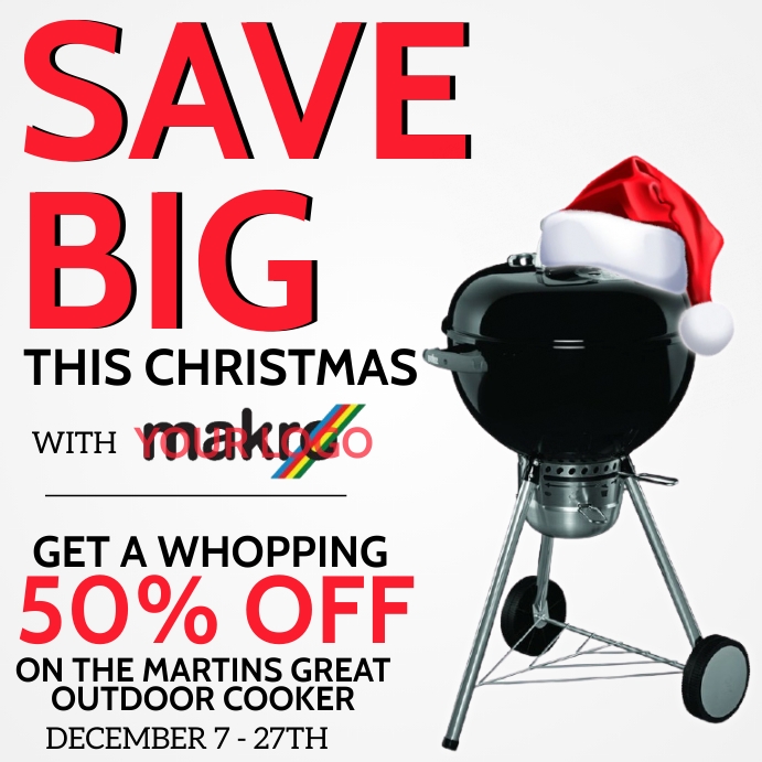 Copy of Christmas RETAIL SALE AD Template | PosterMyWall