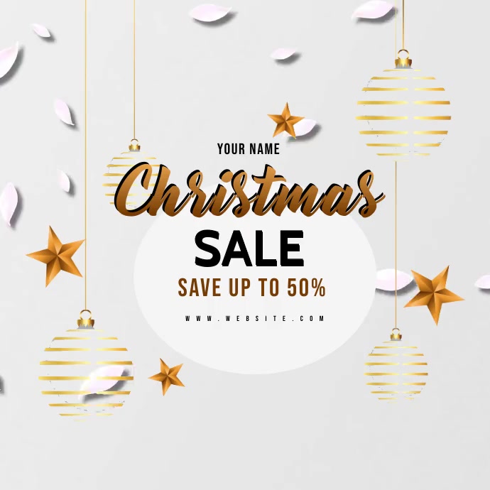 CHRISTMAS RETAIL SALE AD TEMPLATE | PosterMyWall