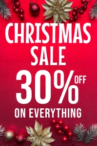 Christmas Shop Banner Template | PosterMyWall