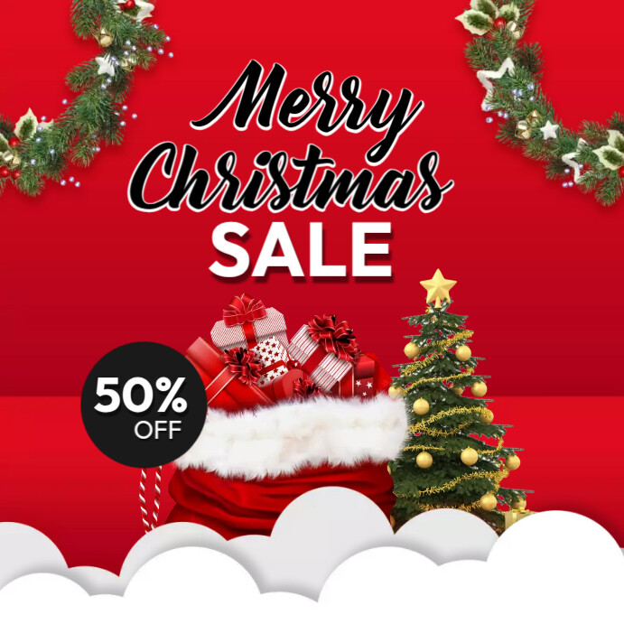 Christmas Retail Sale Template | PosterMyWall