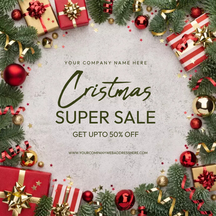 christmas retail sale Template | PosterMyWall