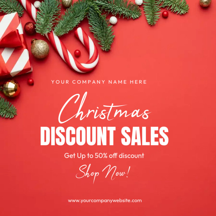 christmas retail sale Template | PosterMyWall