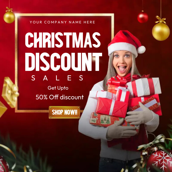 Plantilla de christmas retail sale | PosterMyWall