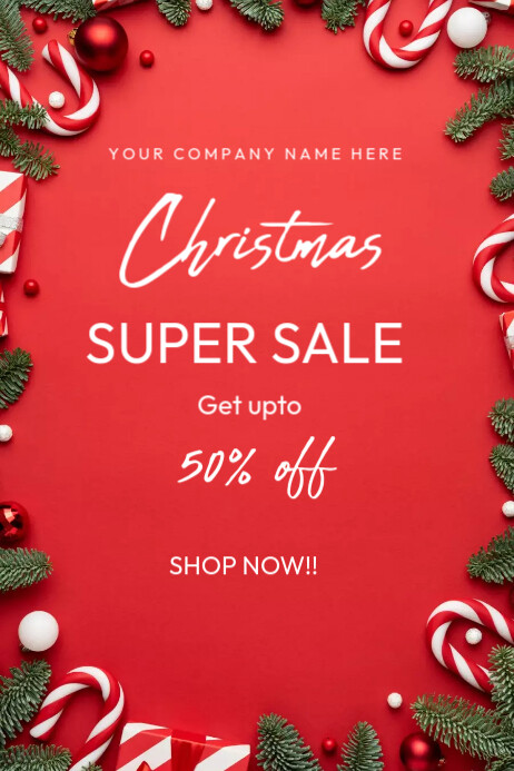 christmas retail sale Template | PosterMyWall