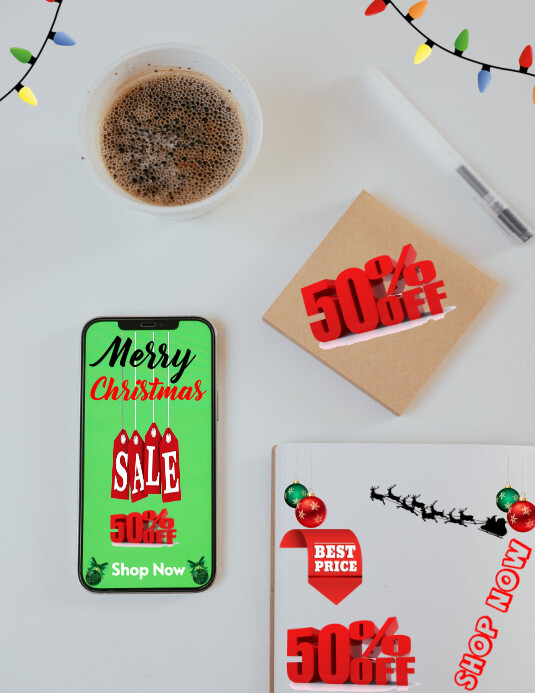 christmas sale 2023 Template | PosterMyWall