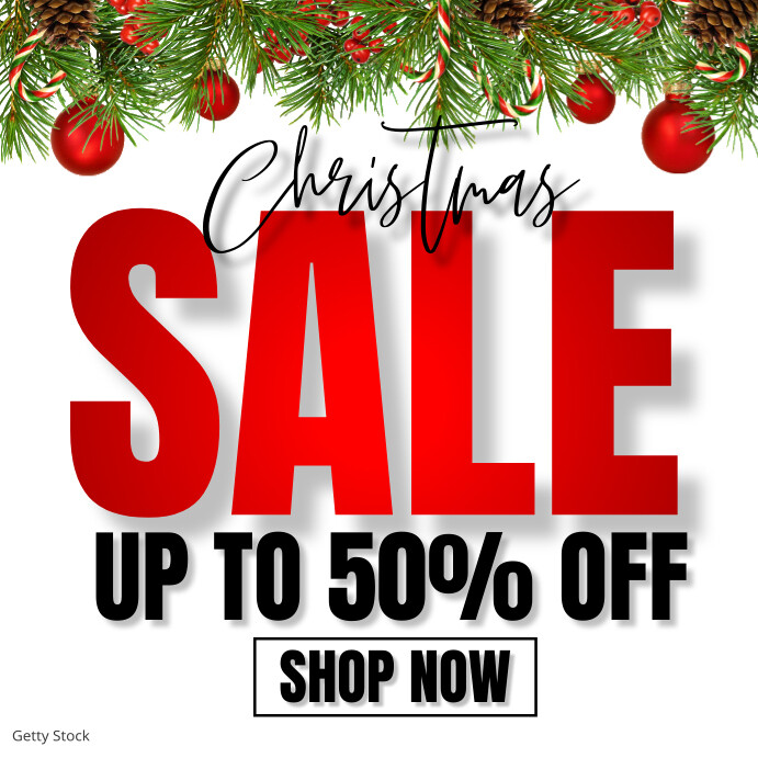 Copy of Christmas sale 50% off | PosterMyWall