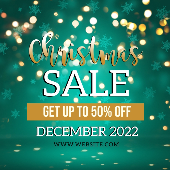 Copy of CHRISTMAS SALE AD TEMPLATE | PosterMyWall