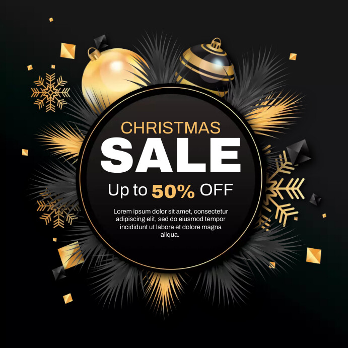 Christmas Sale Ads Template | PosterMyWall