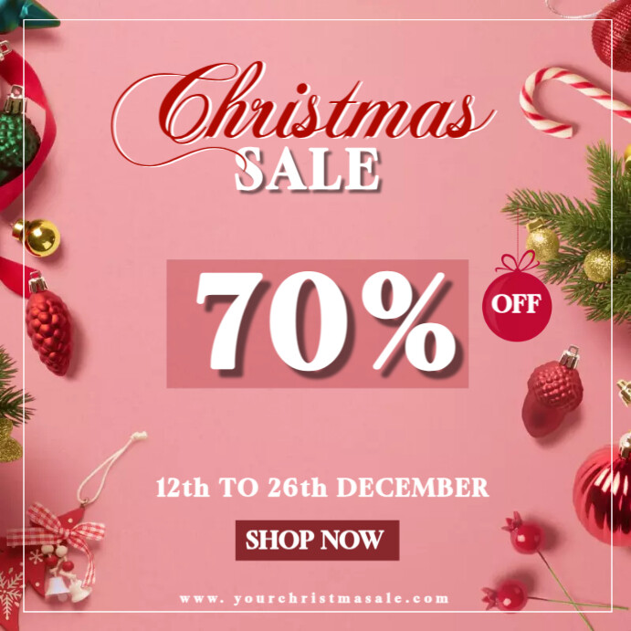 Christmas Sale Ads Template | PosterMyWall