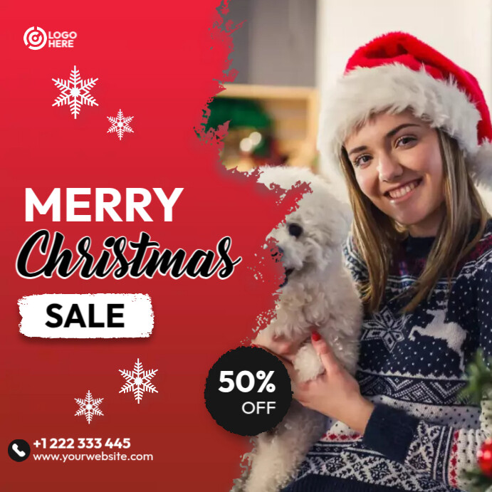 Christmas Sale Ads Template | PosterMyWall