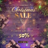 Christmas Sale Ads Template | PosterMyWall