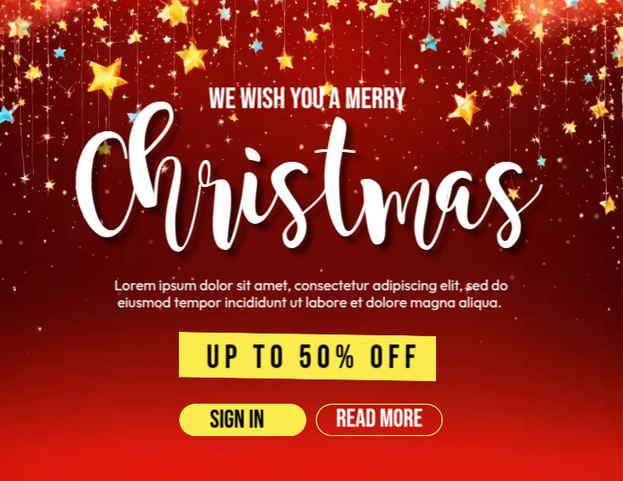 Christmas Sale Deals Template | PosterMyWall