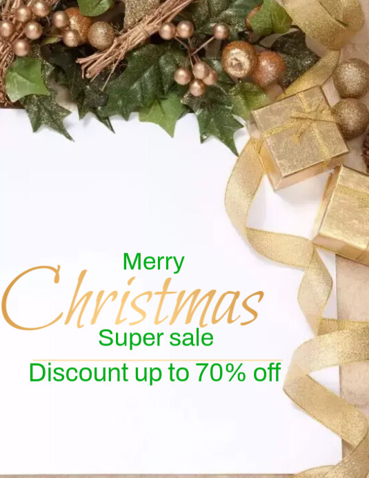 Christmas sale Template | PosterMyWall