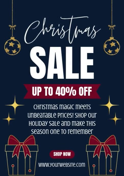 Christmas Sale Template | PosterMyWall