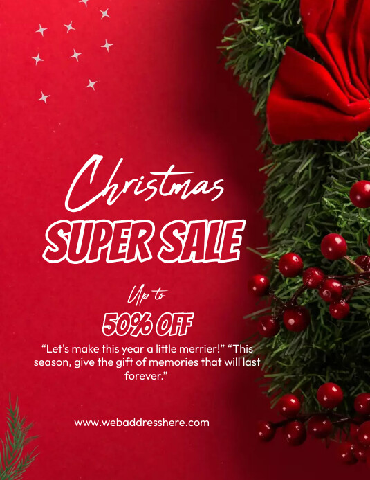 christmas sale Template | PosterMyWall
