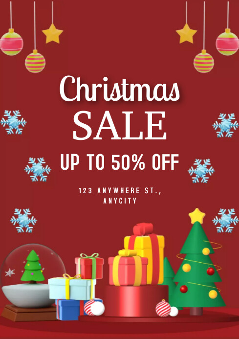 Christmas Sale Template | PosterMyWall