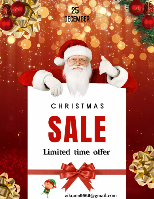 christmas sale Template | PosterMyWall
