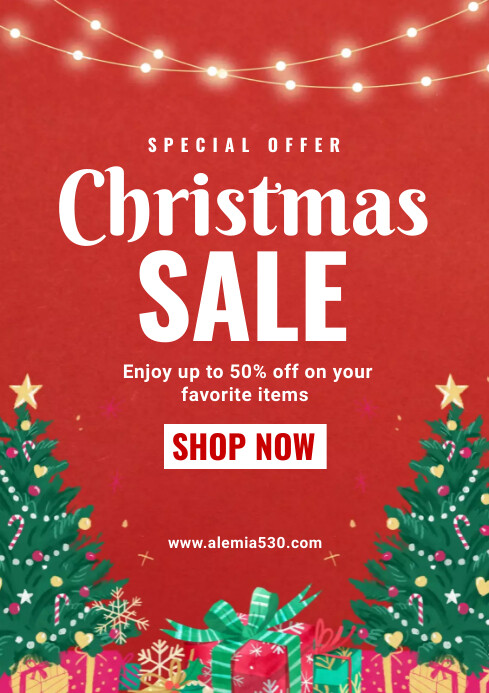 Christmas Sale Template | PosterMyWall