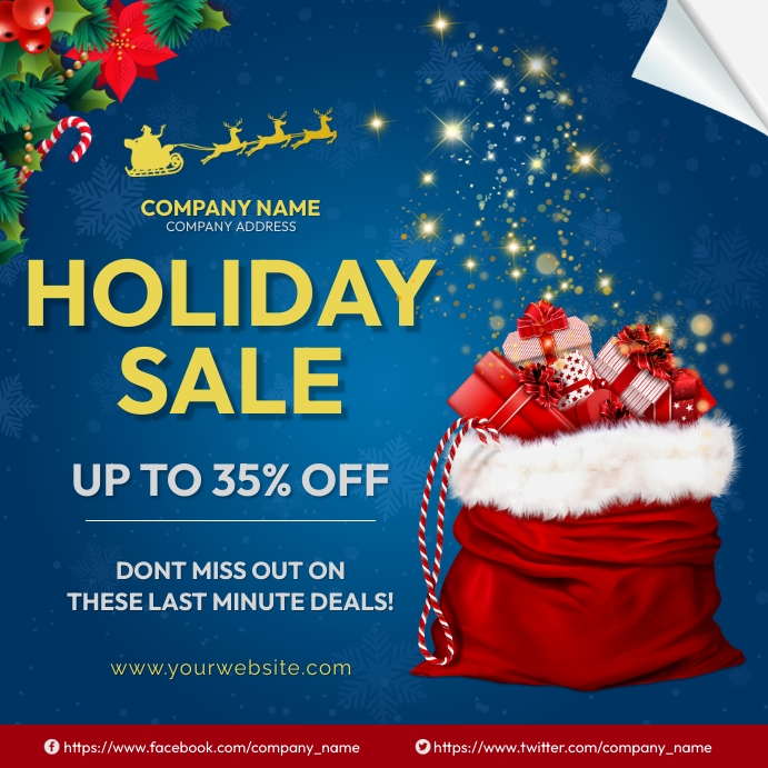 Christmas Sale Template | PosterMyWall