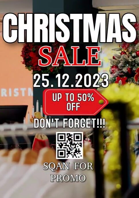 Christmas Sale Template | PosterMyWall